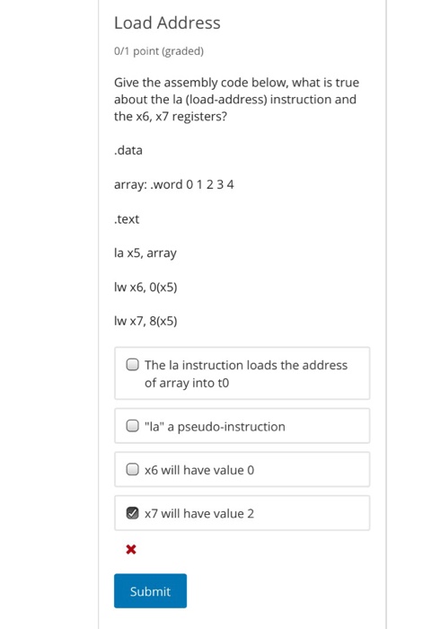 Solved Pseudo-Instructions Bookmark this page MOVE 0/1 point | Chegg.com