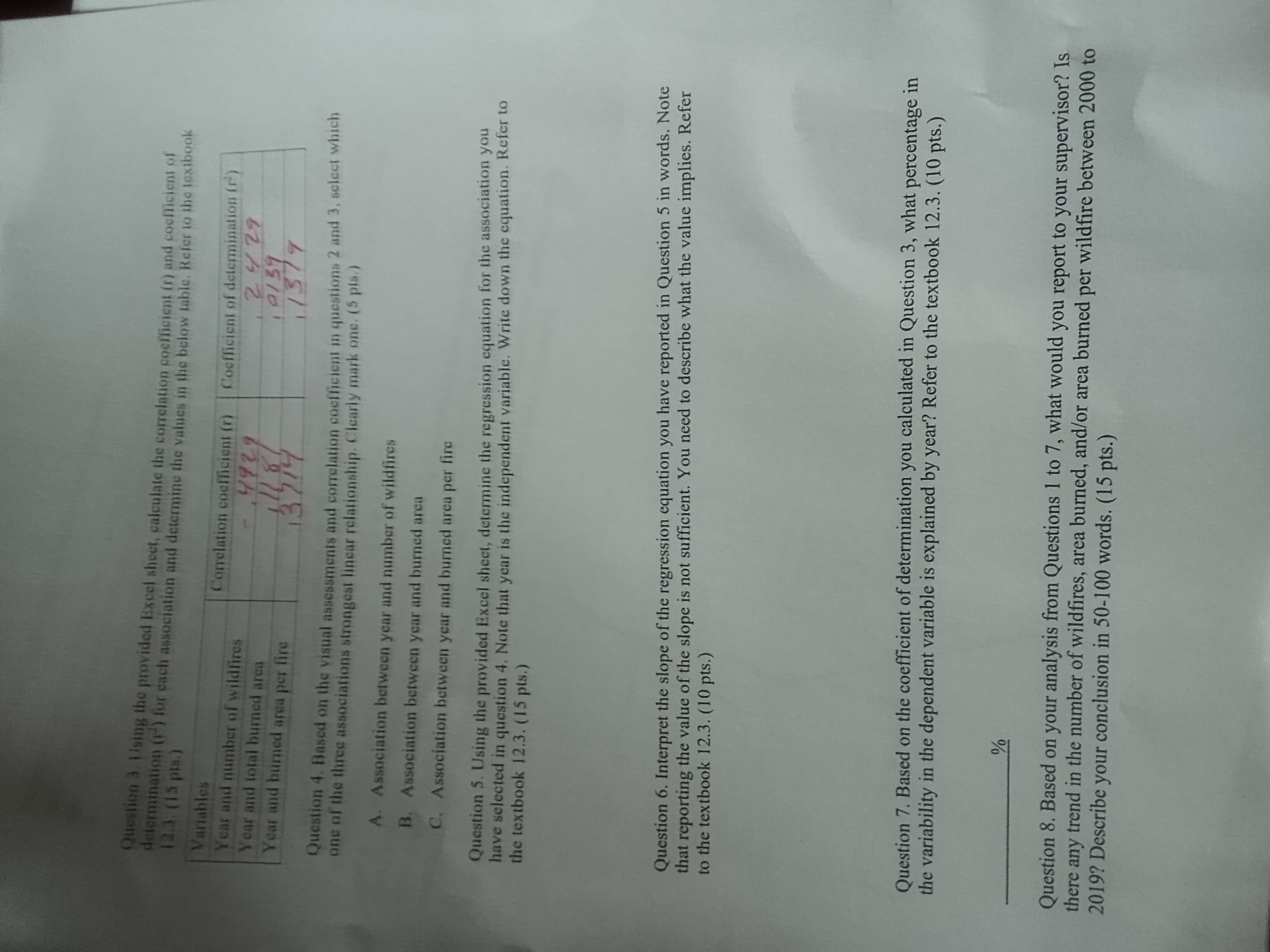 Solved Question 2. Using the scatter plots created in | Chegg.com
