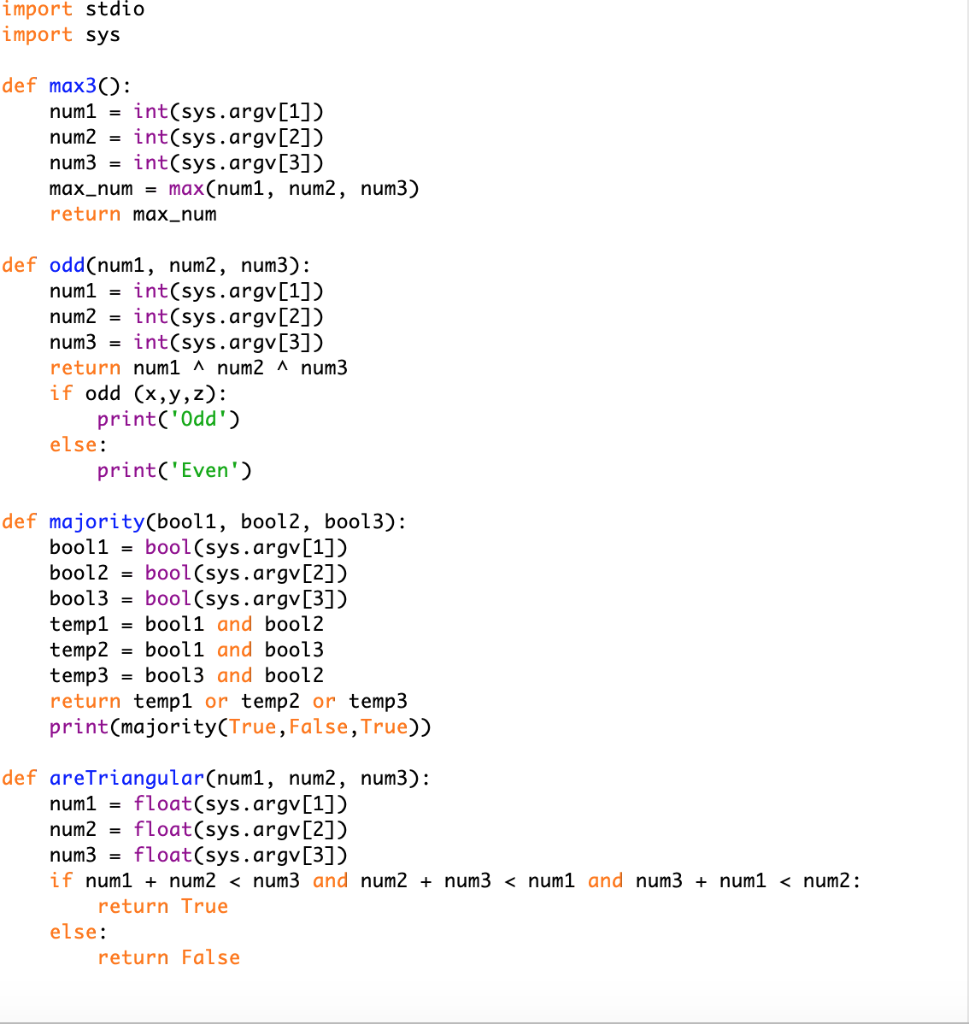Solved I need help with this assignment in Python. My code | Chegg.com