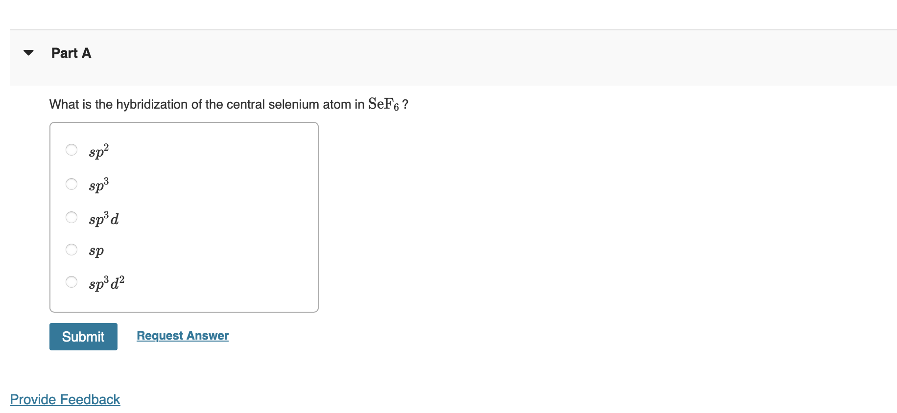 Solved What is the hybridization of the central selenium | Chegg.com