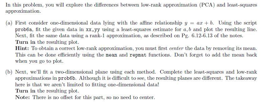 Solved In this problem, you will explore the differences | Chegg.com
