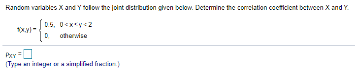 Solved Random variables X and Y follow the joint | Chegg.com