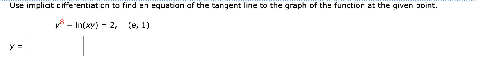 Solved Use implicit differentiation to find an equation of | Chegg.com