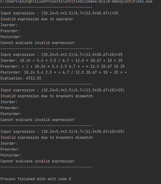Solved CSCI 3333 Project One Binary Arithmetic Expression | Chegg.com