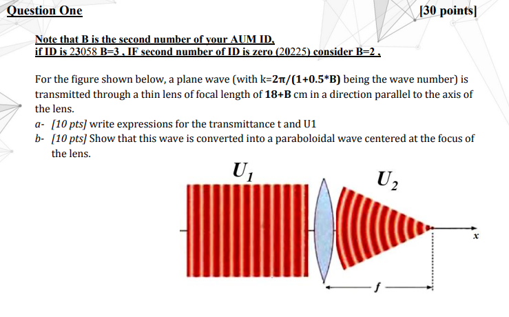 Solved Question One [30 points) Note that B is the second | Chegg.com