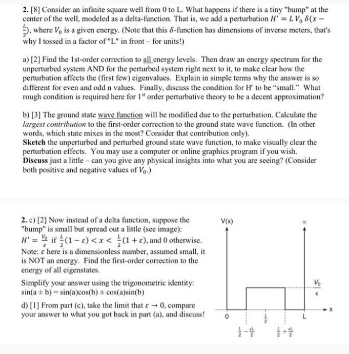 Solved Answer all subparts (a to d)[8] ﻿Consider an infinite | Chegg.com