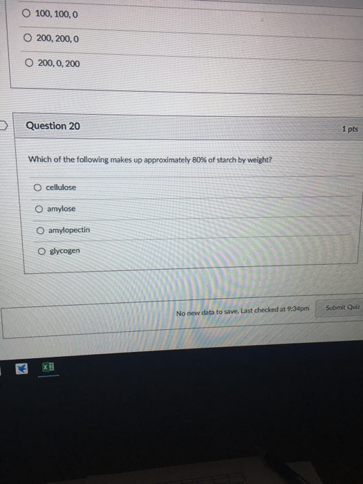 Solved Question 1 Which of the following is a possible | Chegg.com