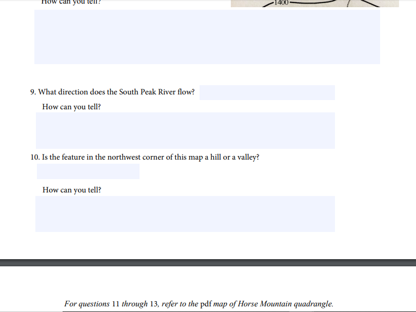 Solved Lab 8 - Topographic Maps Examine the set of maps | Chegg.com