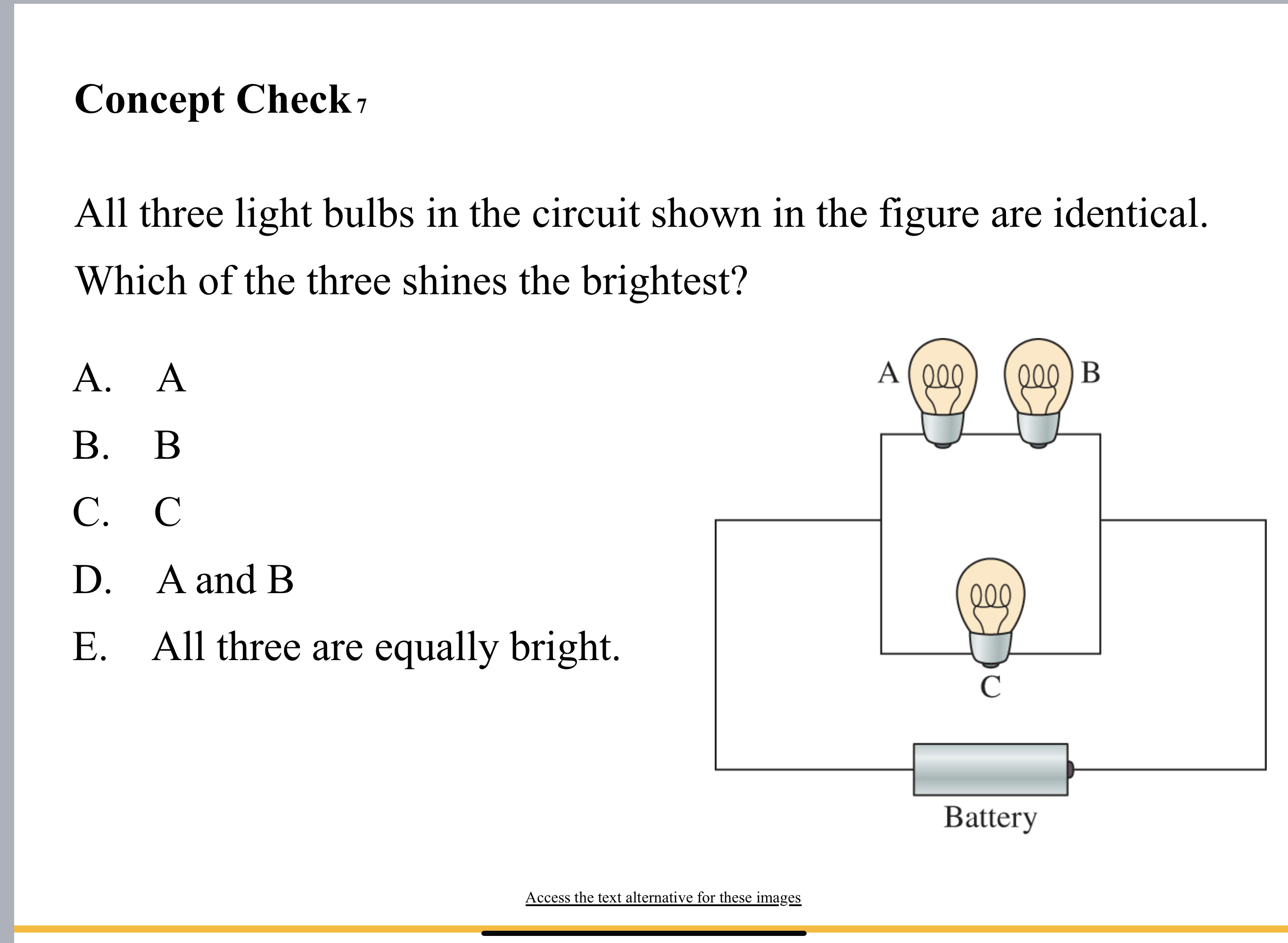 Solved All three light bulbs in the circuit shown in the | Chegg.com