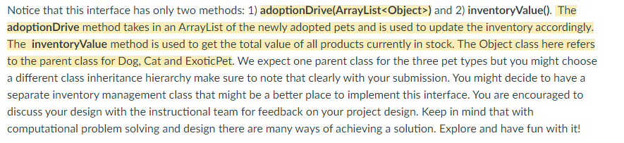 Solved I believe the only things I have left are to create | Chegg.com