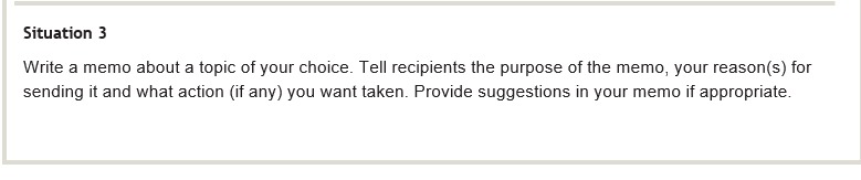 Solved Writing Memos: Putting it in Practice 1 Write a memo | Chegg.com