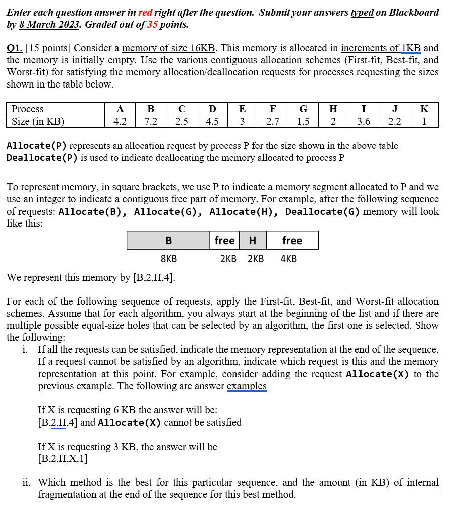Enter each question answer in red right after the | Chegg.com