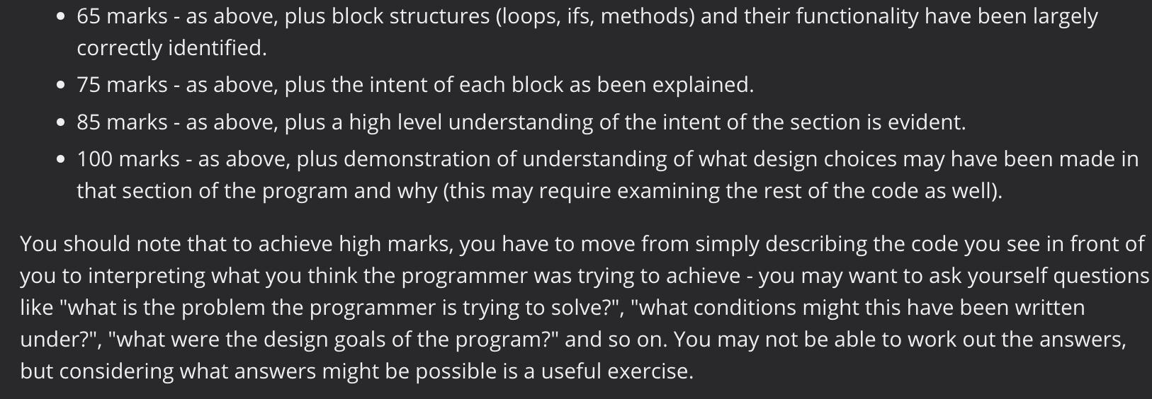 Solved As mentioned early on, being a competent programmer | Chegg.com