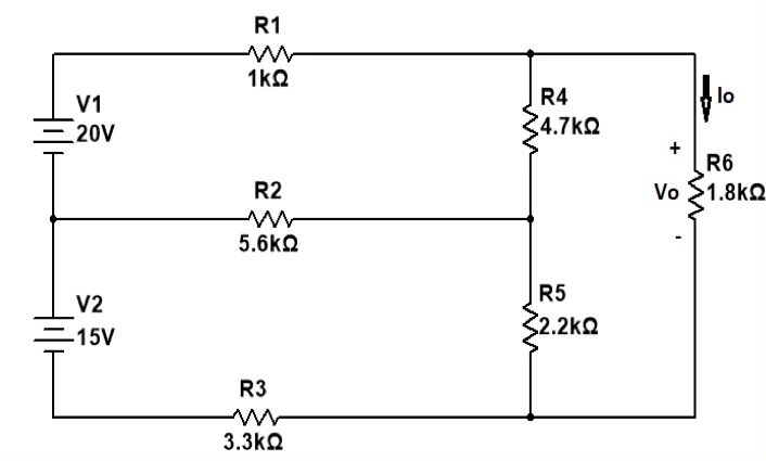 Solved Use Superposition Theorem To Determine Voltage Vo In