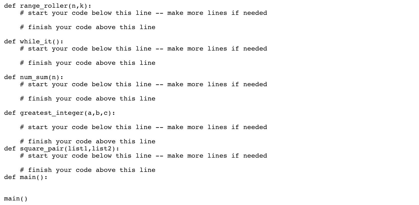 Solved Return A List Of Numbers From N To 2 N1 Maximum 