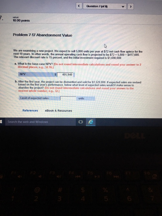 Solved Problem Sensitivity Analysis and Break-Even Point We | Chegg.com