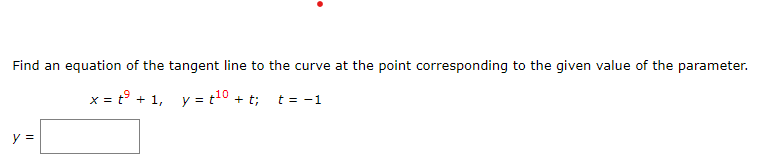 Solved Find an equation of the tangent line to the curve at | Chegg.com