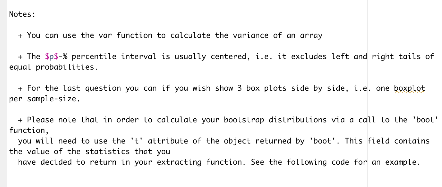 Solved 1 Plot A Histogram Of The Bootstrap Distribution Of 9993