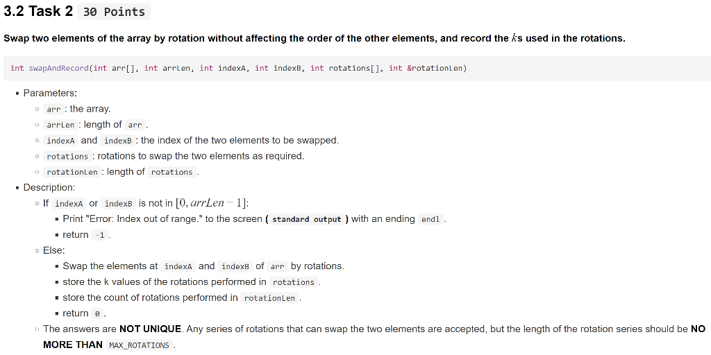 Solved const int MAX_ARR_LEN = 16; const int MAX_ROTATIONS = | Chegg.com