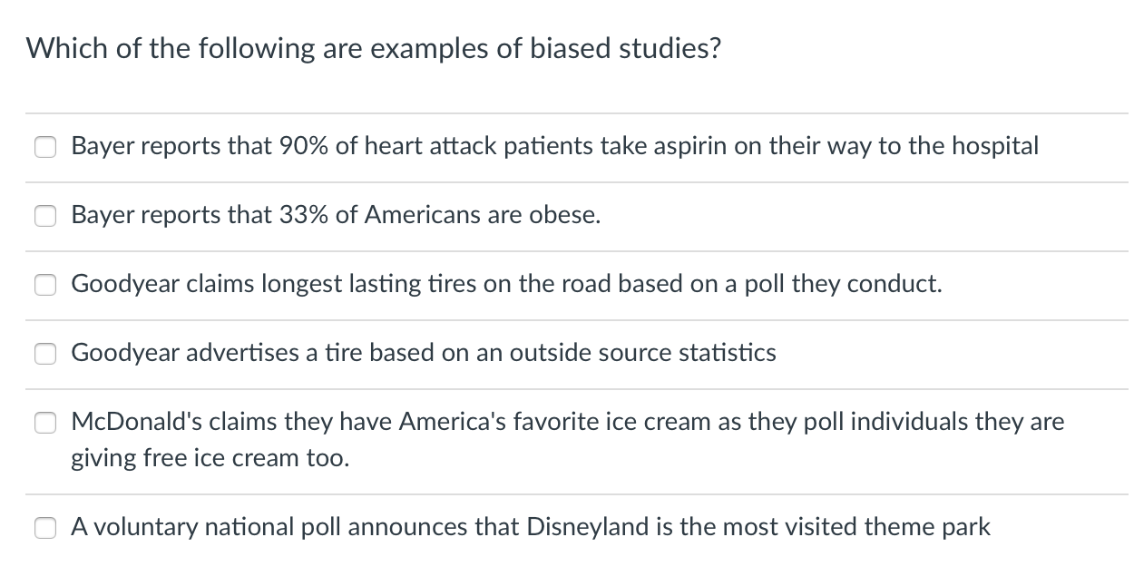 Solved Which of the following are examples of loaded | Chegg.com
