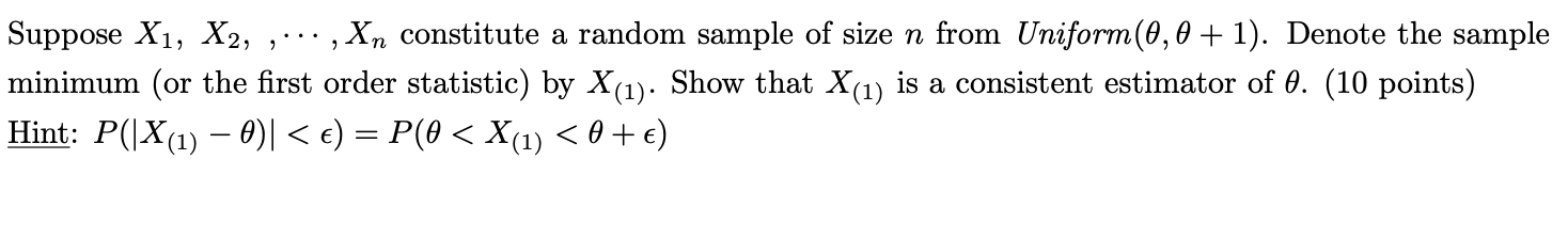 Solved Suppose X1, X2, , Xn constitute a random sample of | Chegg.com