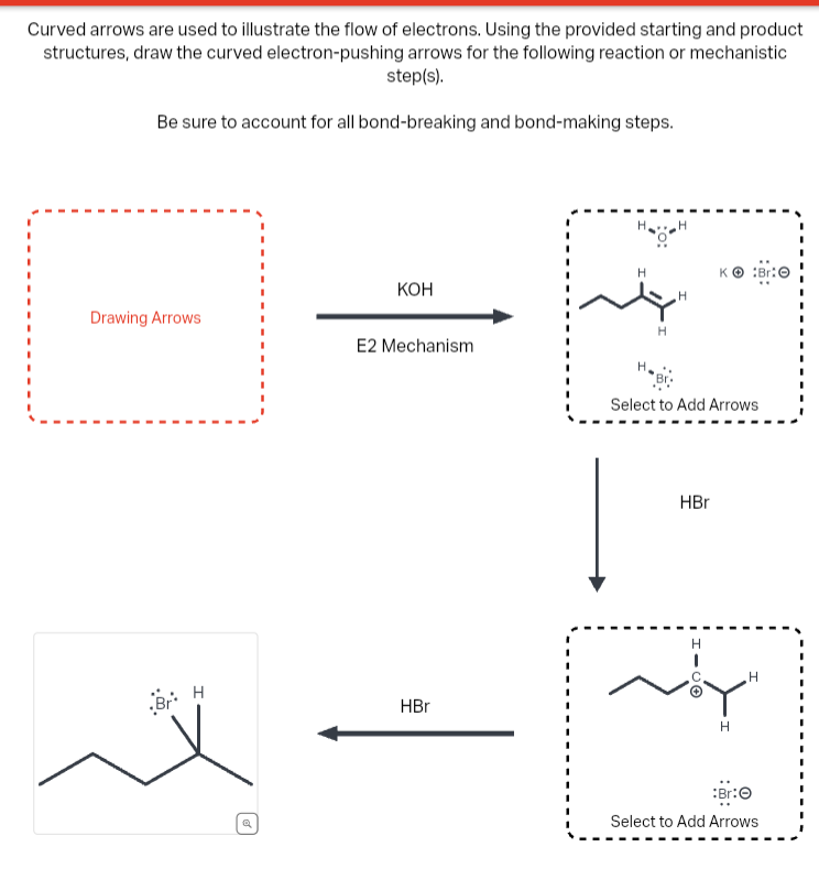 Solved Curved arrows are used to illustrate the flow of | Chegg.com