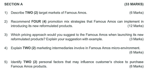 Solved There are FIVE (5) questions in this section. Answer | Chegg.com
