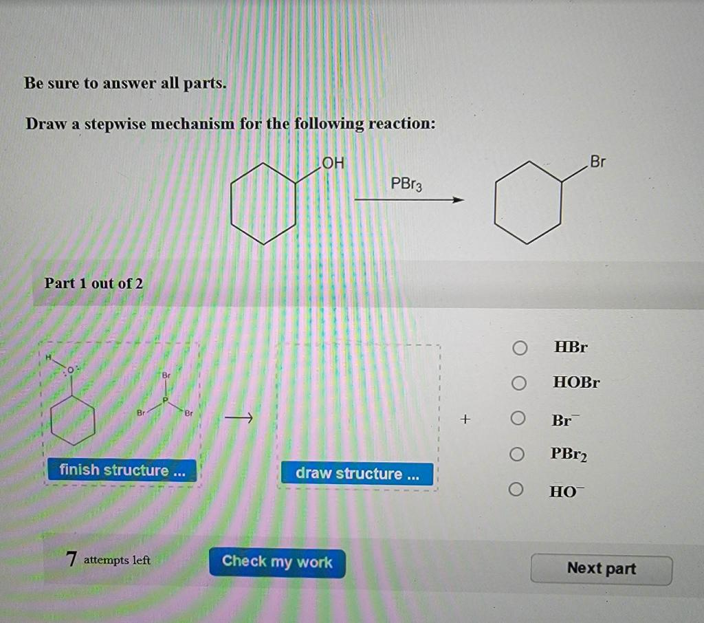 Solved Be sure to answer all parts. Draw a stepwise | Chegg.com