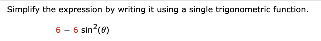 Solved Simplify the expression by writing it using a single | Chegg.com