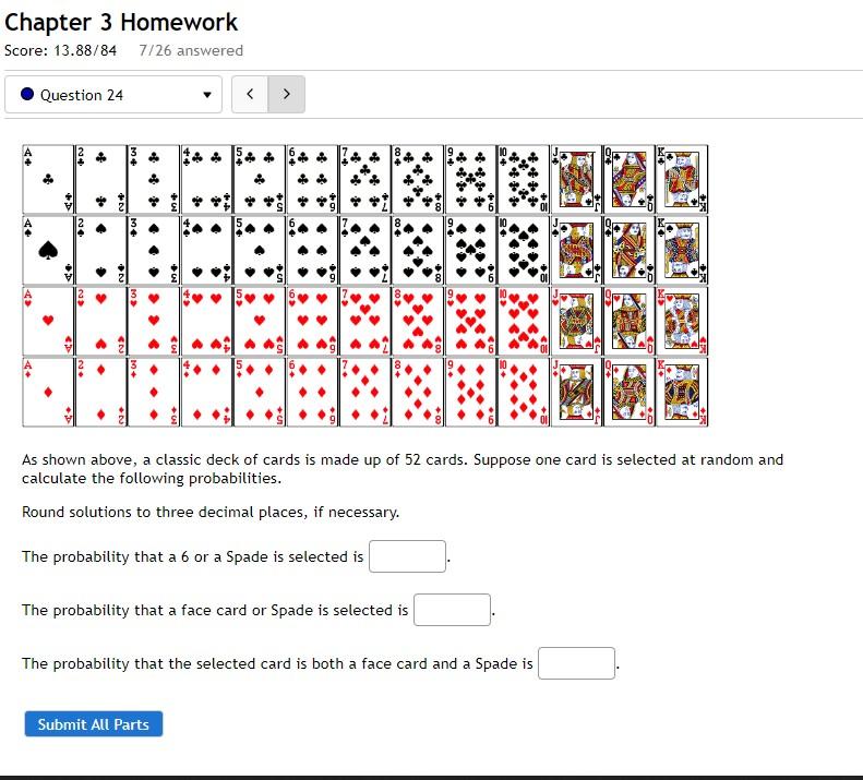 Solved Chapter 3 Homework Score: 13.88/847/26 answered As | Chegg.com