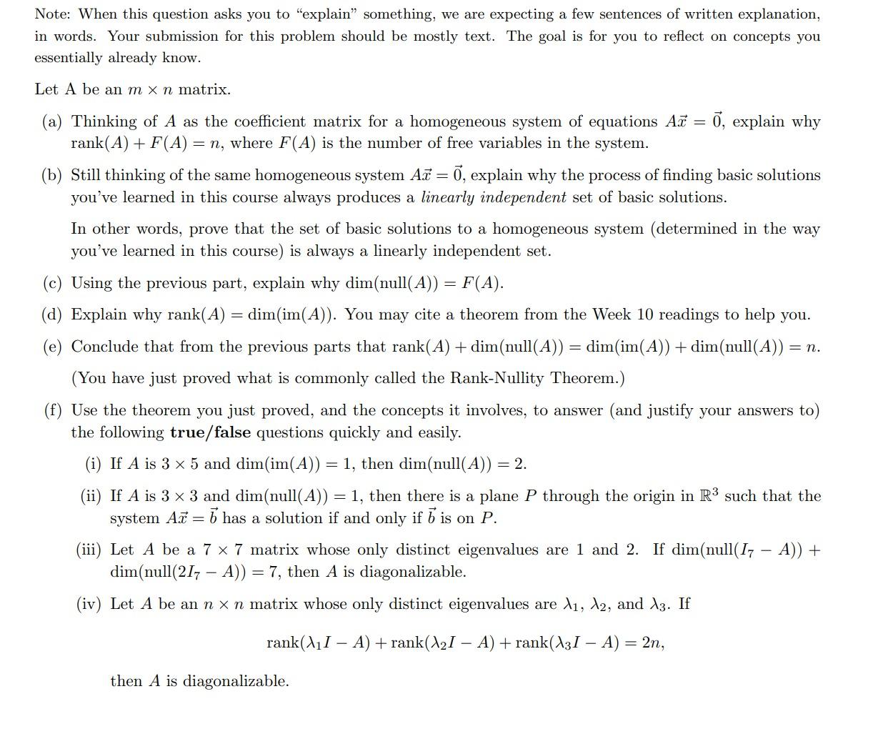 Solved Note: When this question asks you to "explain" | Chegg.com