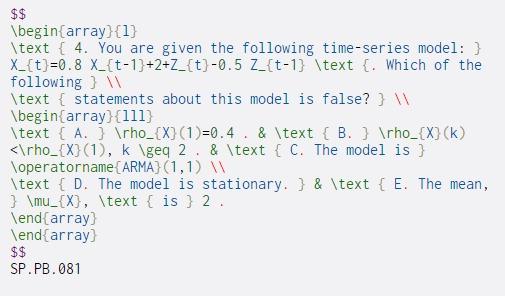 Solved $$ \begin{array}{1} \text { 4. You are given the | Chegg.com