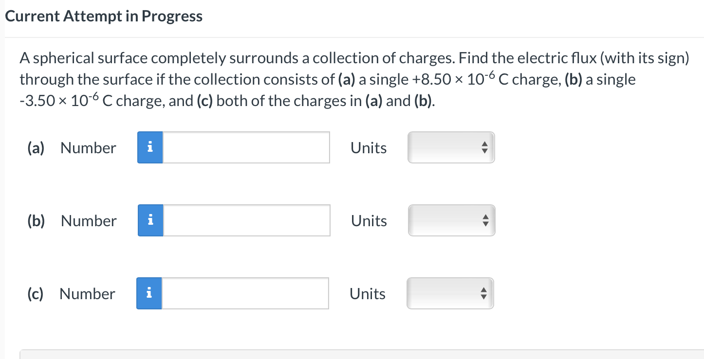 Solved Current Attempt in ProgressA spherical surface | Chegg.com