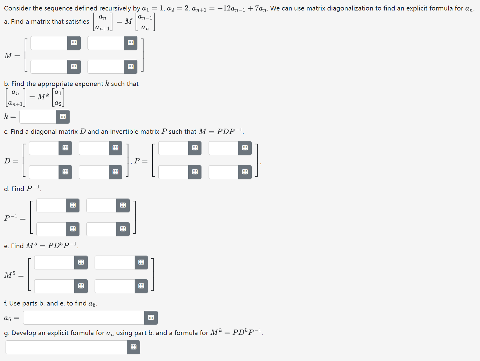 Solved Consider the sequence defined recursively | Chegg.com