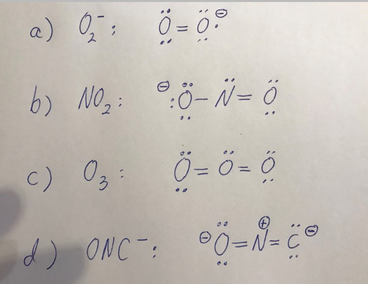 Solved For each of the four Lewis dot structures in this | Chegg.com