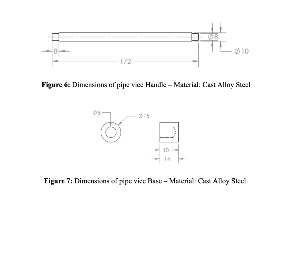 Solved Figure 1: Pipe vice assembly Figure 2: Exploded view | Chegg.com