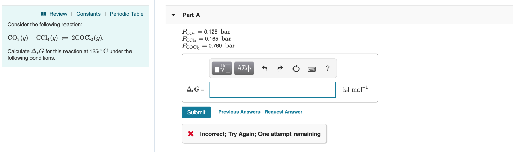 Solved Review 1 Constants Periodic Table Part A Consider the | Chegg.com