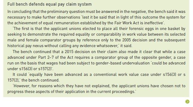 Solved Childcare equal pay claim rejected In February 2018, | Chegg.com