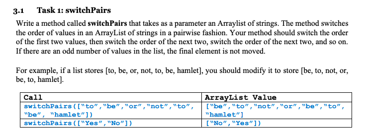 Solved Java Code. Please follow up the instructions and fill | Chegg.com