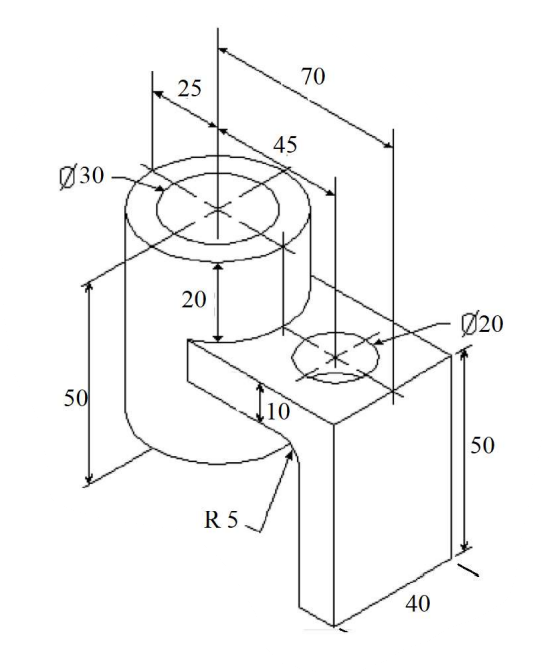 Solved draw Front, Top, and Right Side View. the number 10 | Chegg.com Solved draw Front, Top, and Right Side View. the number 10 | Chegg.com