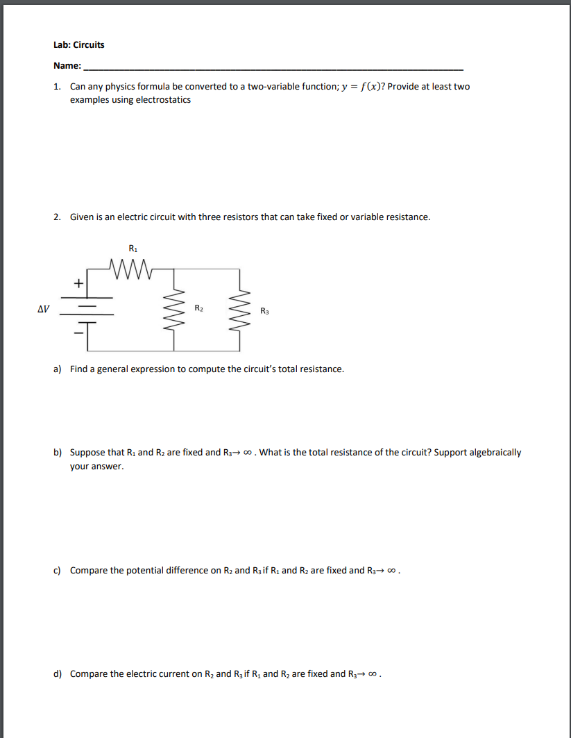 Solved 1. Can any physics formula be converted to a | Chegg.com Solved 1. Can any physics formula be converted to a | Chegg.com