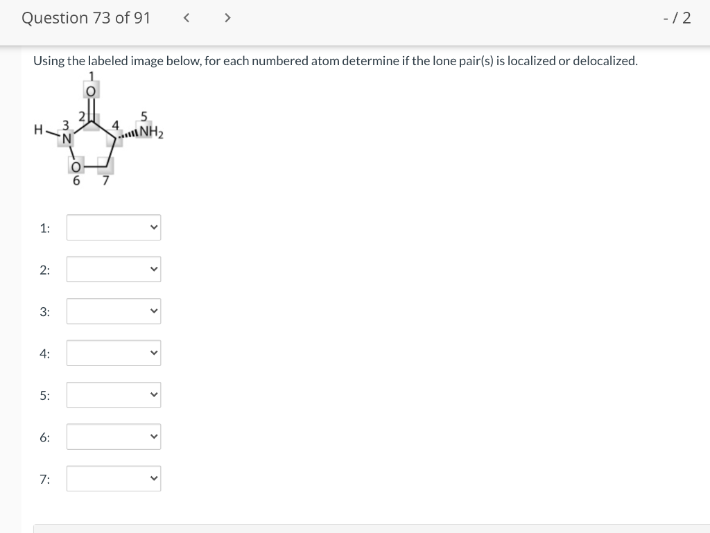 [Solved]: Using the labeled image below, for each numbered