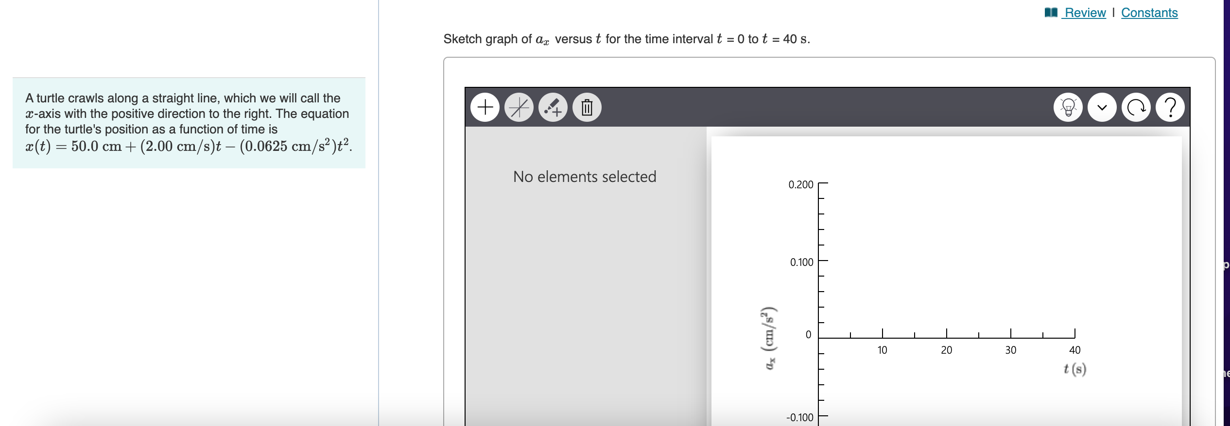 Solved A turtle crawls along a straight line, which we will | Chegg.com