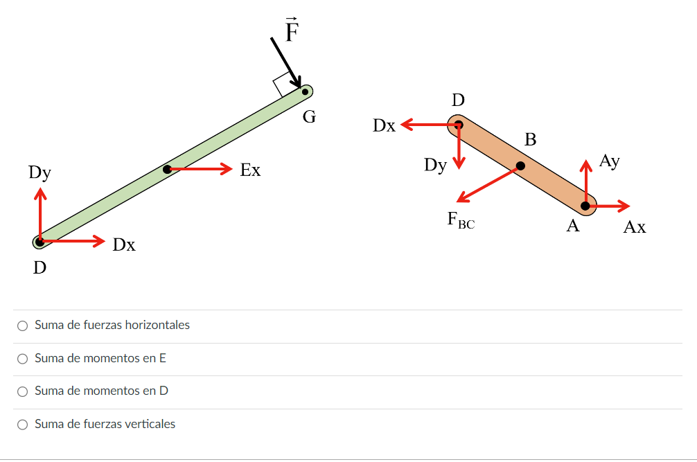Solved Pregunta: Un mecanismo consiste en dos componentes. | Chegg.com