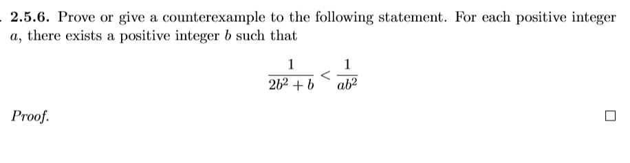 Solved 2.5.6. Prove or give a counterexample to the | Chegg.com