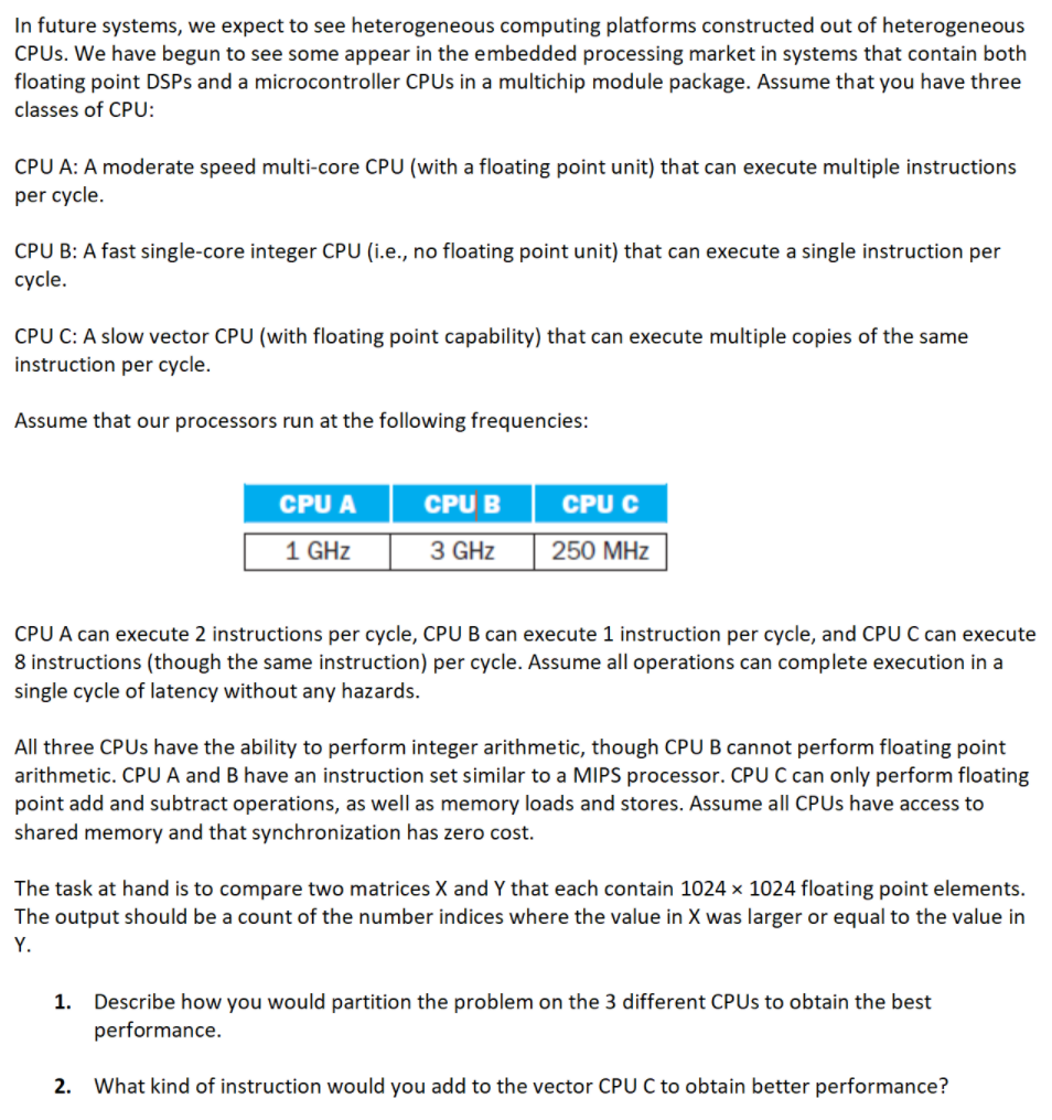 Solved Since Chegg only allows for one question to be | Chegg.com