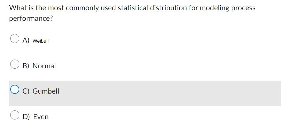 Solved What is the most commonly used statistical | Chegg.com