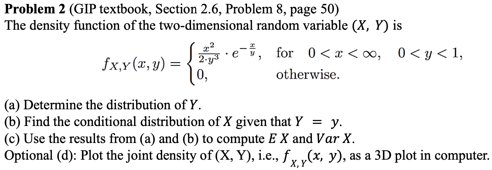 Solved Problem 2 (GIP textbook, Section 2.6, Problem 8, page | Chegg.com