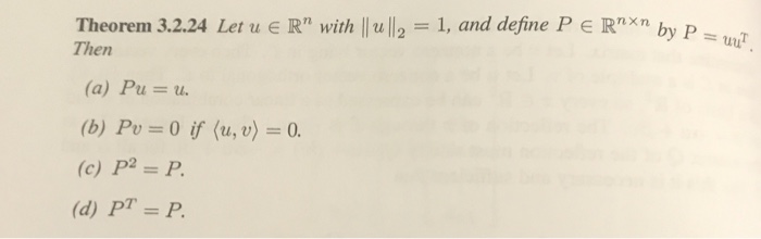 Solved Exercise 3.2.28 Prove Theorem 3.2.27. Matrices Q = | Chegg.com