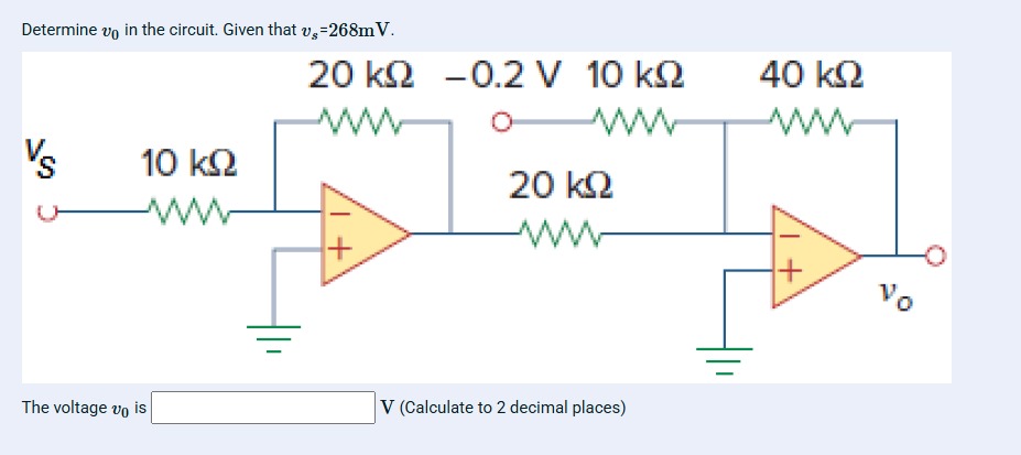 code class="asciimath">Determine v_(0) ﻿in the | Chegg.com